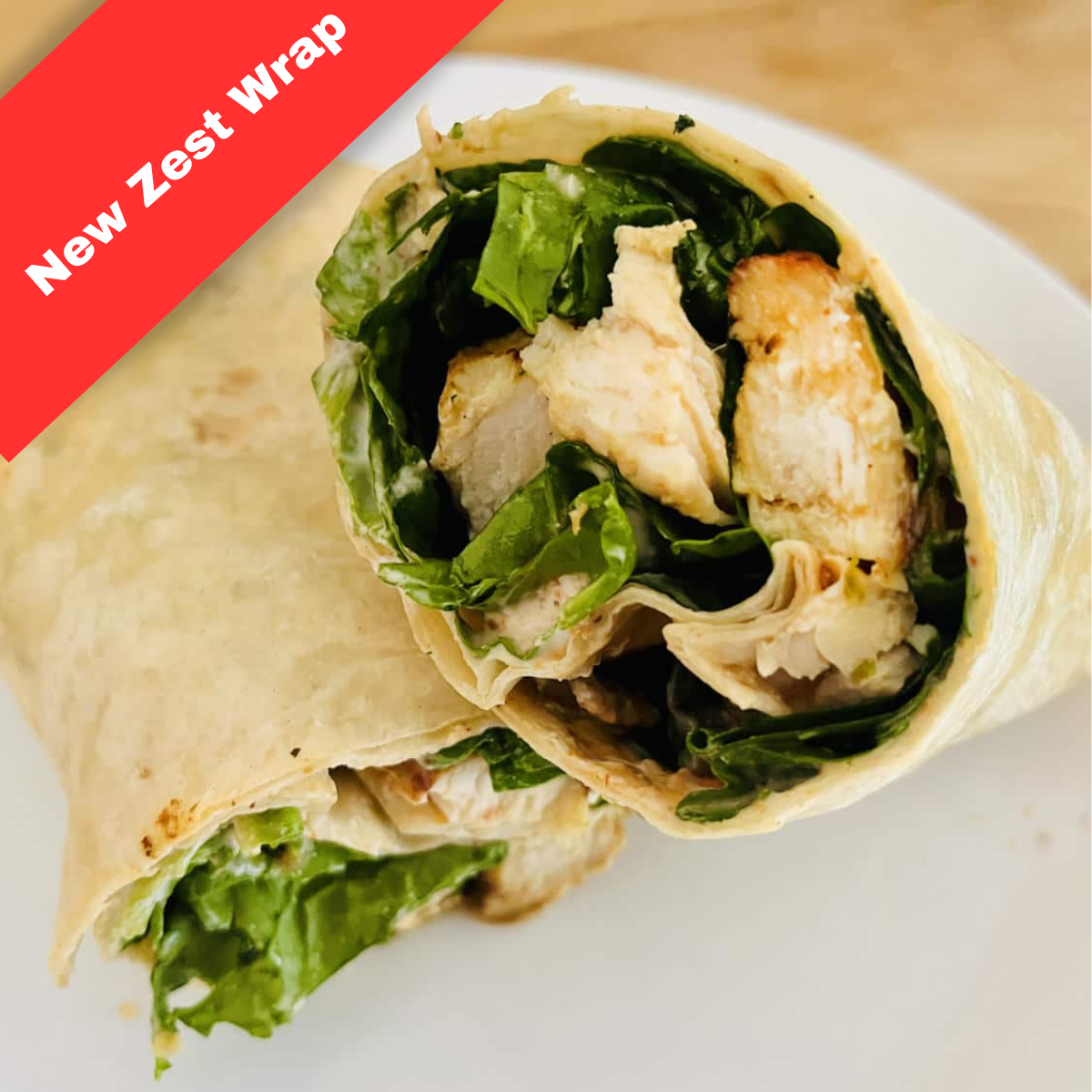 Chicken Cesar Wrap - Zest Gyro & Mediterranean Grill